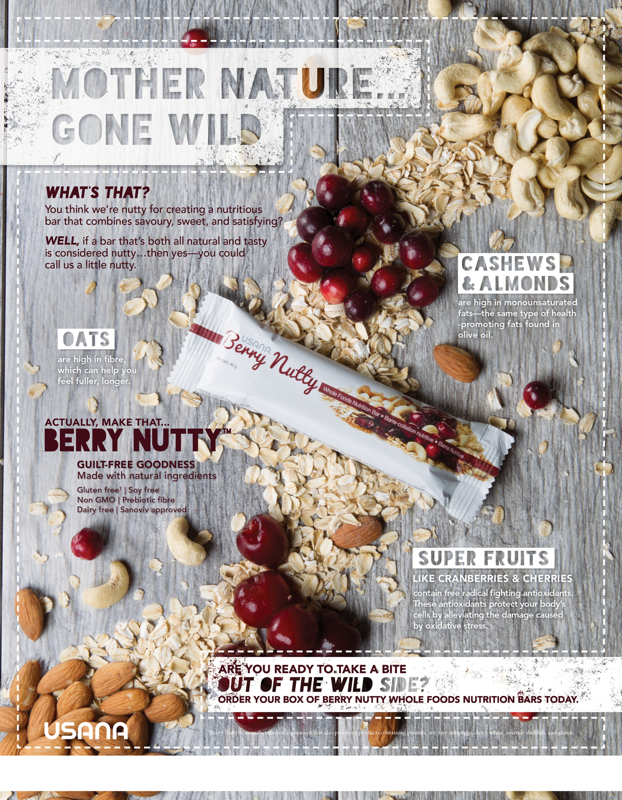 Usana Berry Nutty Nutrition Bar | Besto Blog
