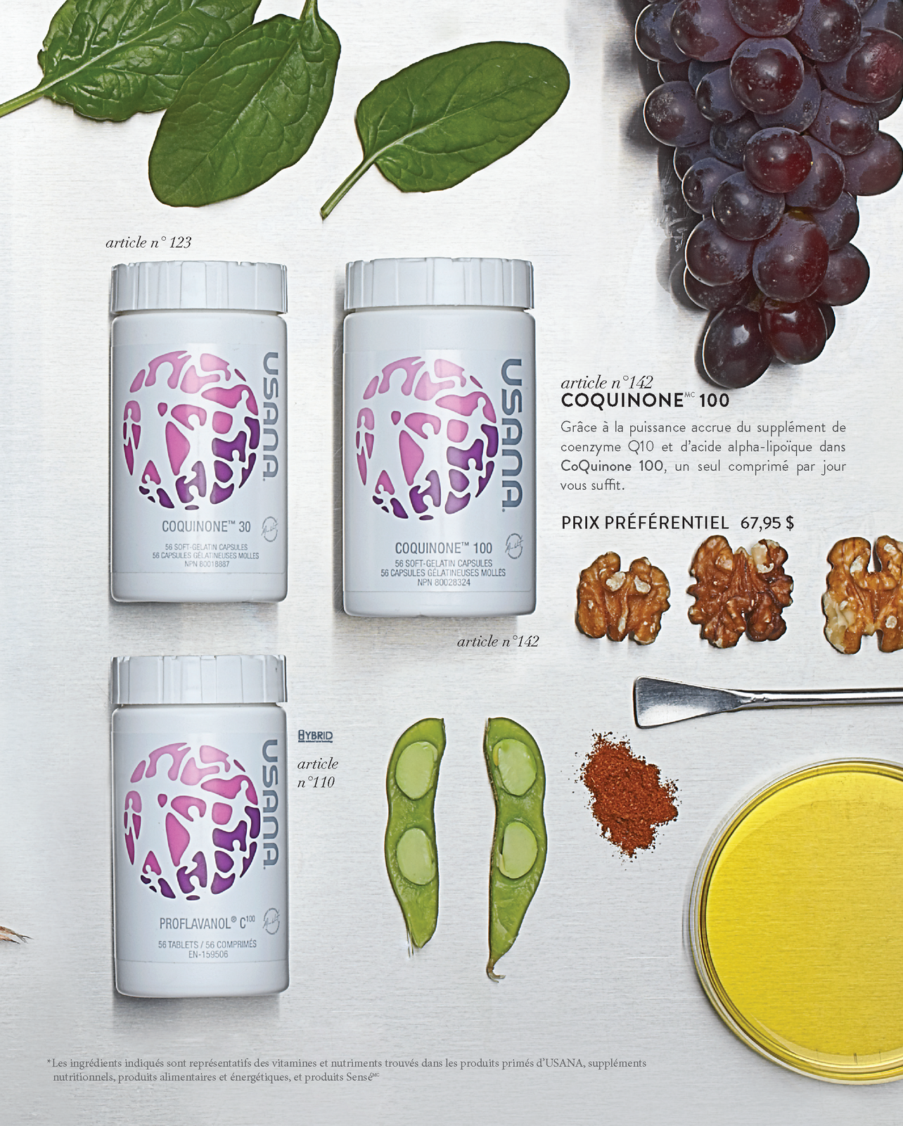 Le catalogue de produit d'USANA_CA FR