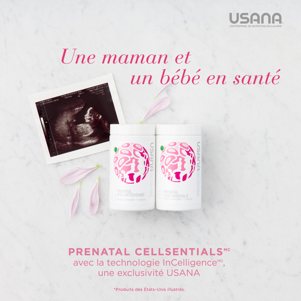Prenatal CellSentials : Une maman et un bébé en santé – contenu partageable