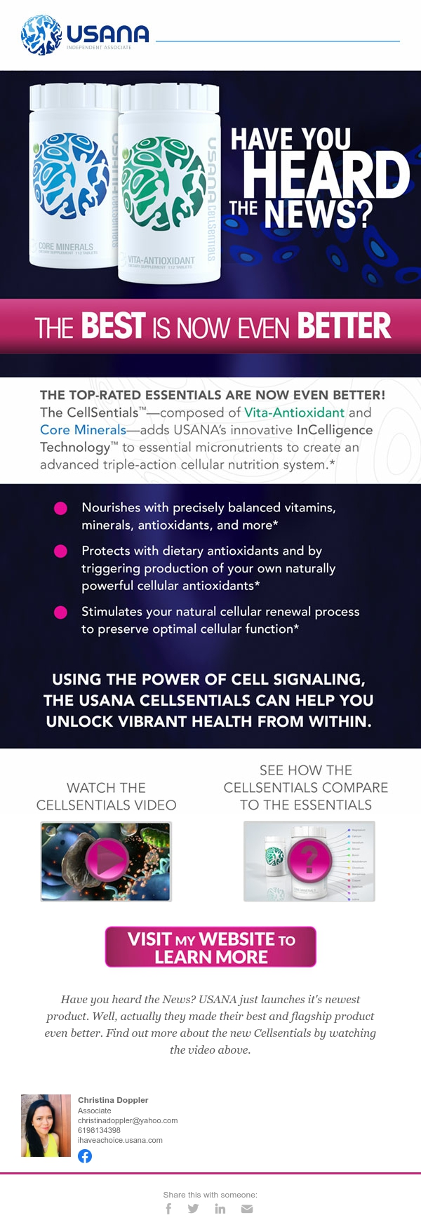 Incelligence Cellsentials Healthpack