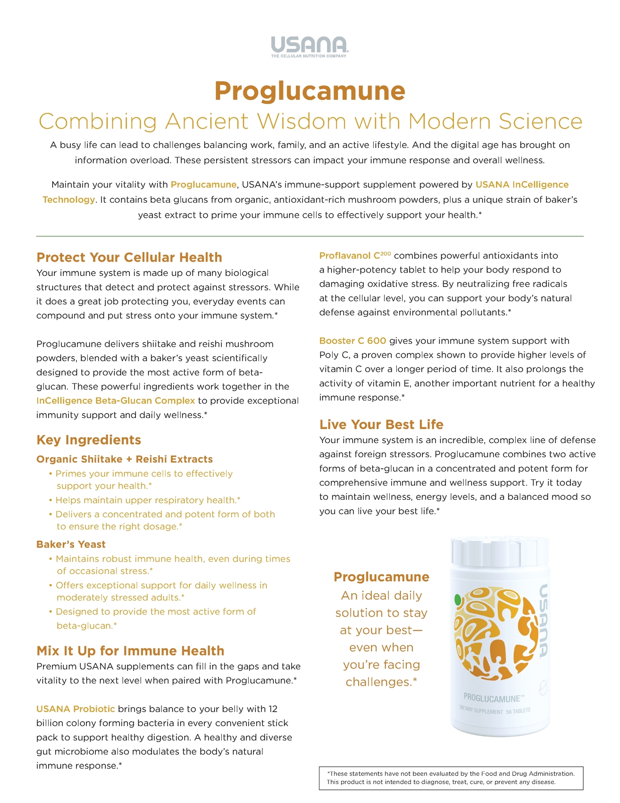 Proglucamune: Informational PDF