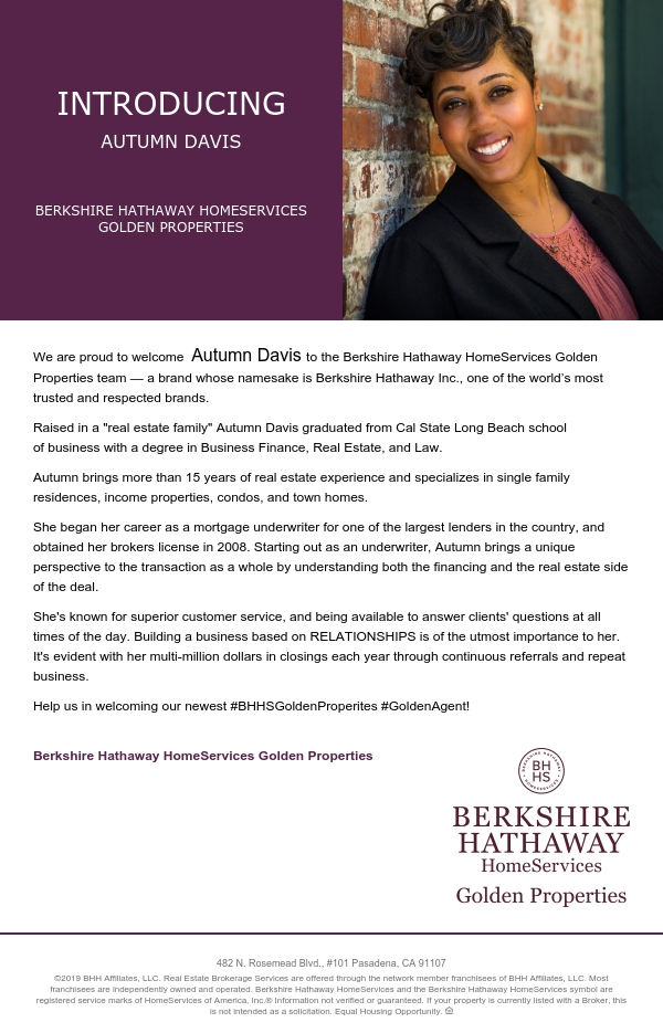 New to Berkshire Hathaway HomeServices