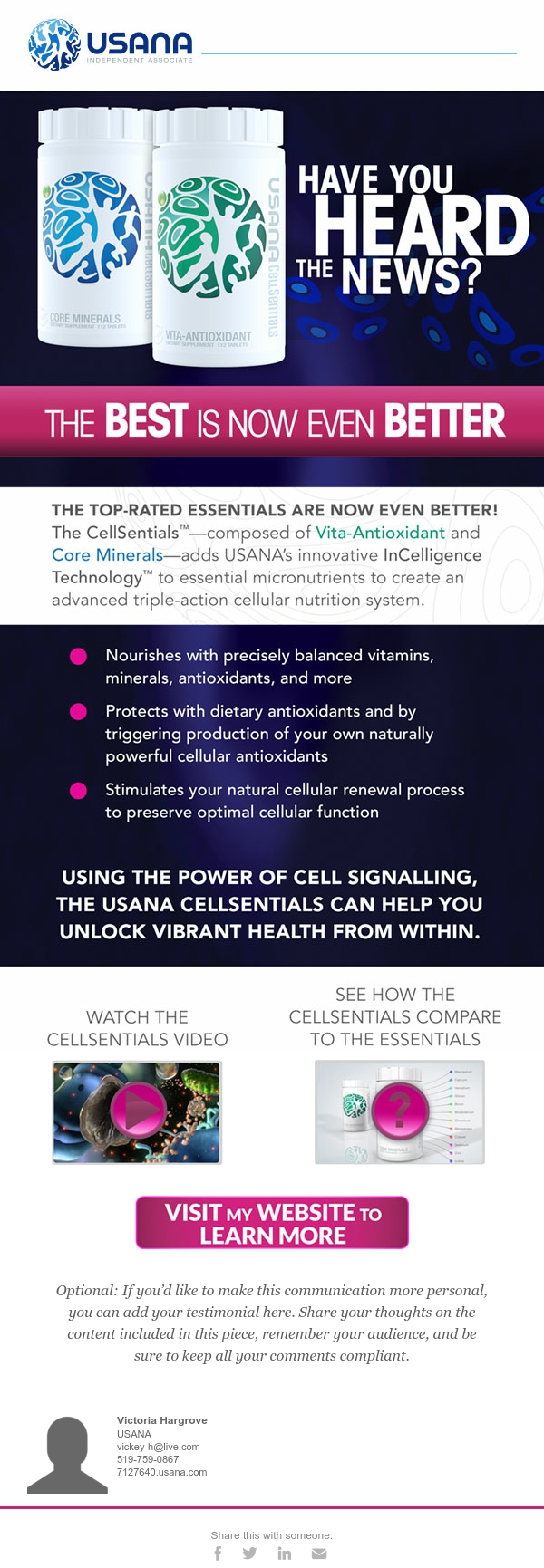 Incelligence Cellsentials Healthpack