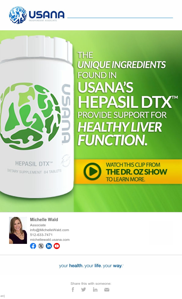 USANA is a Trusted Partner and Sponsor of The Dr. Oz Show.