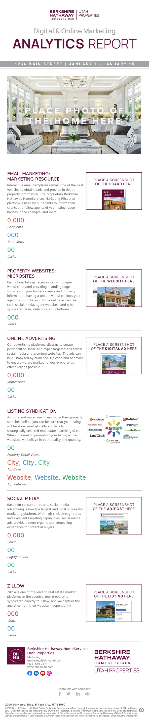 1234 MAIN STREET | JANUARY 1 - JANUARY 15