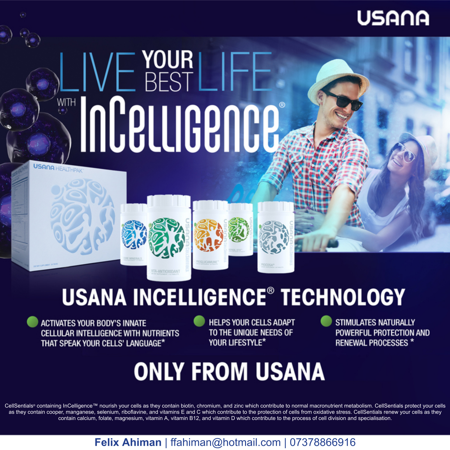 USANA INCELLIGENCE TECHNOLOGY