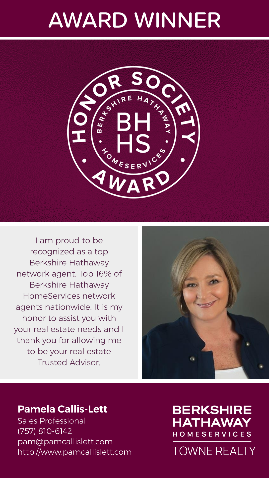 Proud to be an Award Winner!