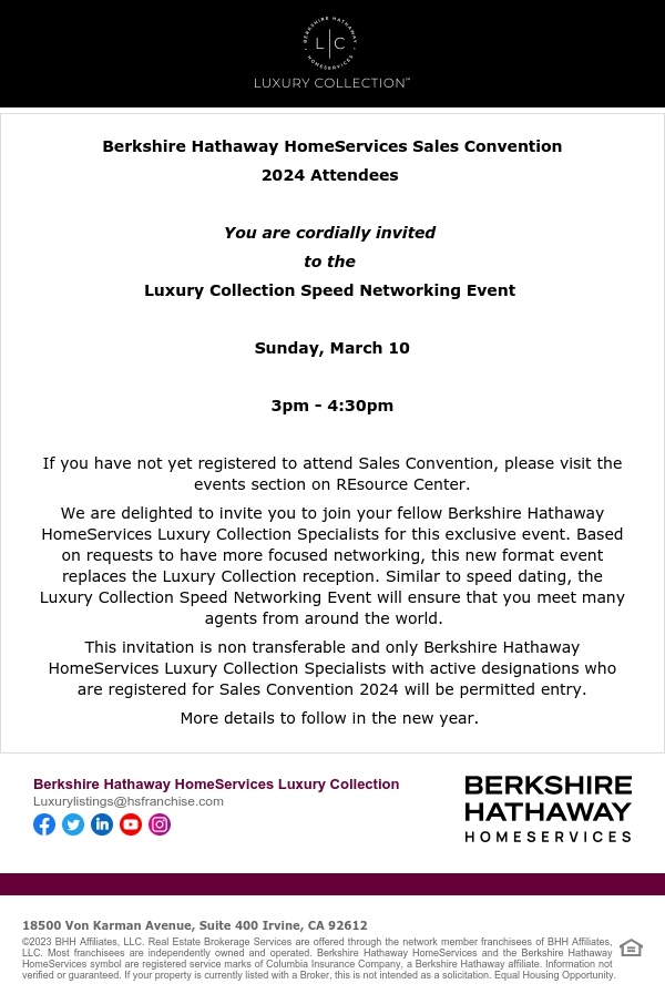 Sales Convention 2024