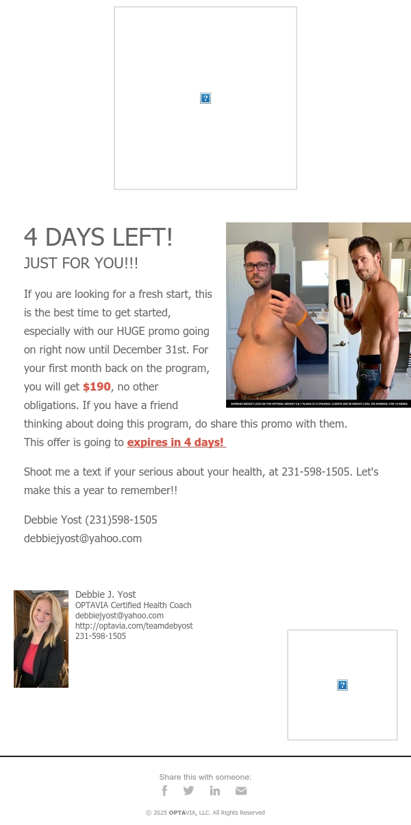 A message from your OPTAVIA Coach