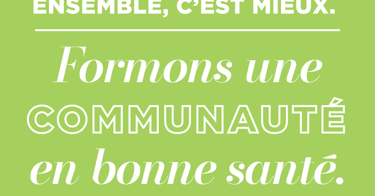 Seul, nous allons plus vite, ensemble, nous allons plus loin.